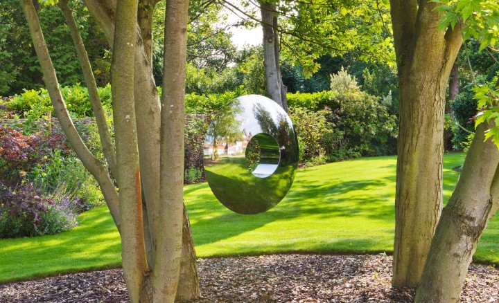 Torus, Outdoor Sculpture in Stainless Steel - David Harber UK