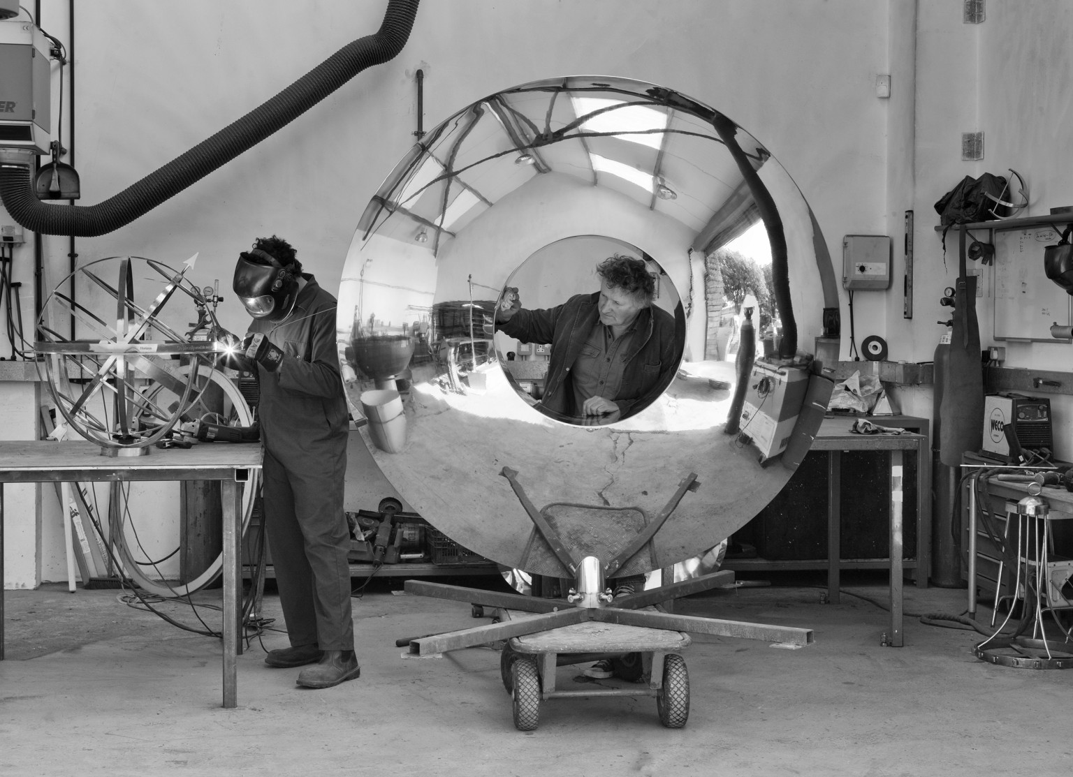 Torus, Outdoor Sculpture in Stainless Steel - David Harber UK
