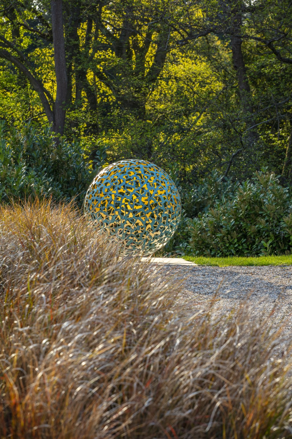 Iris Torus, Large Garden Sculpture - David Harber UK