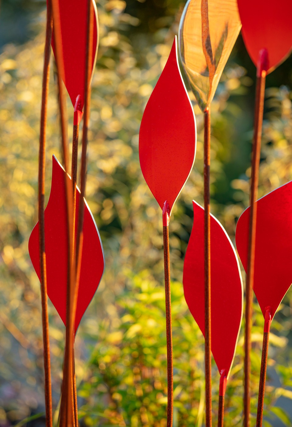 Quiver, Leaf Sculpture Inspired by Swaying Corn - David Harber UK