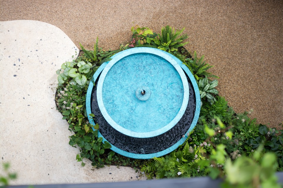 Mimeo Cascade, Water Feature Bowl - David Harber UK